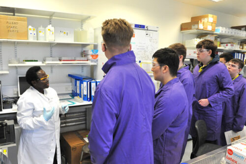 Sixth Form students from two Didcot schools visit MRC Harwell | Mary ...